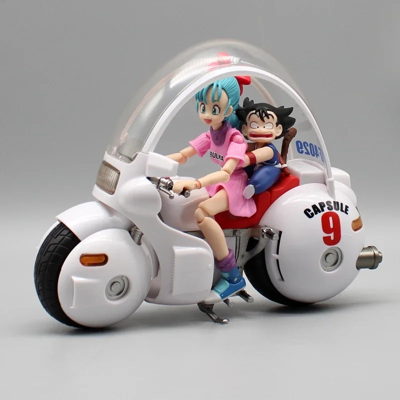 Figurine Bulma et Goku Moto • Boutique Dragon Ball