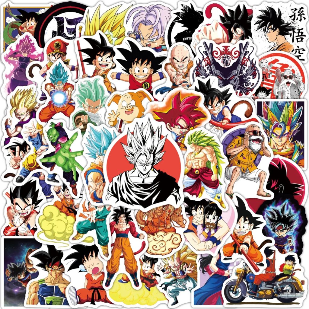 Lot de 100 Stickers Dragon Ball Z • Boutique Dragon Ball