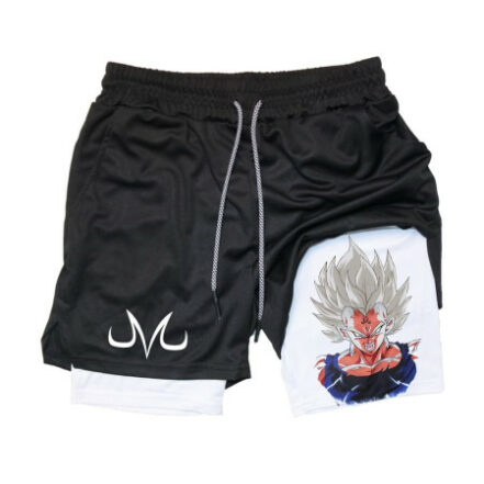 Short de Sport Dragon Ball Kaki Majin Vegeta • Boutique Dragon Ball